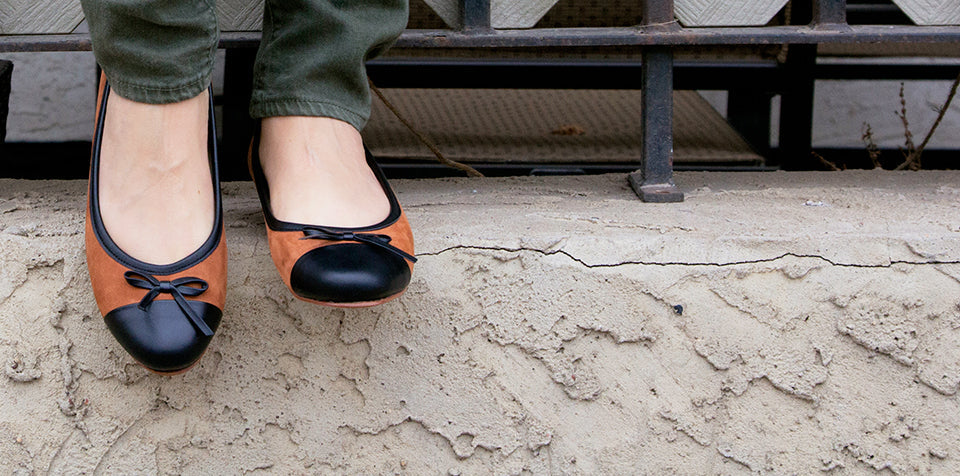Product Development: Cap Toe Ballet Flats | Poppy Barley